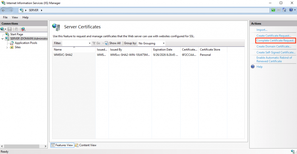 How To Install An Ssl Certificate On Windows Server 2016 Iis 10 Oxabox