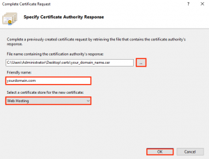 How to install an ssl certificate on windows server 2016 (IIS 10) | Oxabox